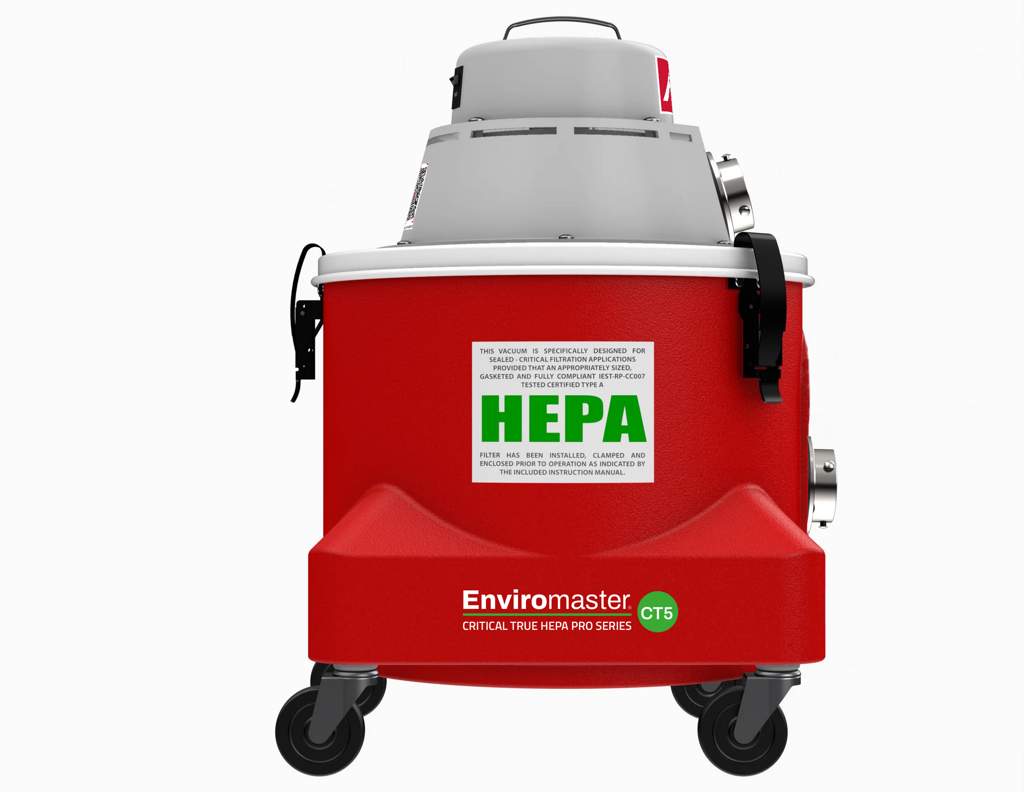 Critical HEPA Dry Vacuum 5 Gallon | Enviromaster